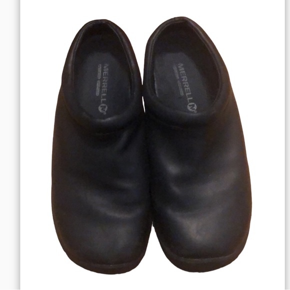 Merrell | Shoes | Merrell Womens Jungle Primo Black Moc Leather Slip On ...